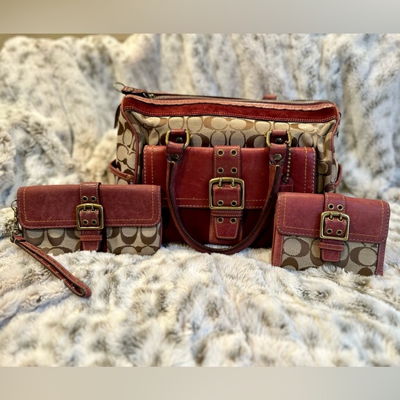 Coach | Bags | Coach Signature C Vintage Set | Poshmark